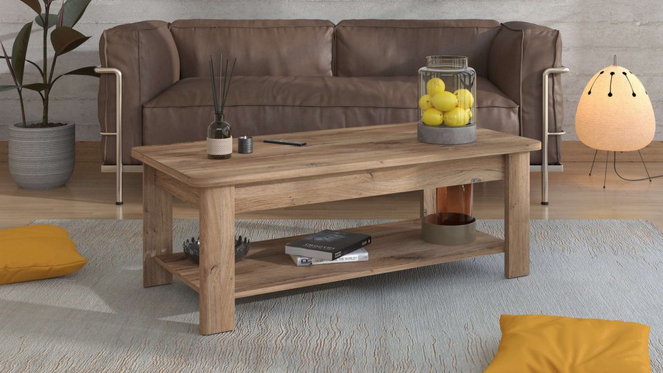 Home Affaire Couchtisch Jersey Kaffeetisch 124 Cm In Trendigen Farben